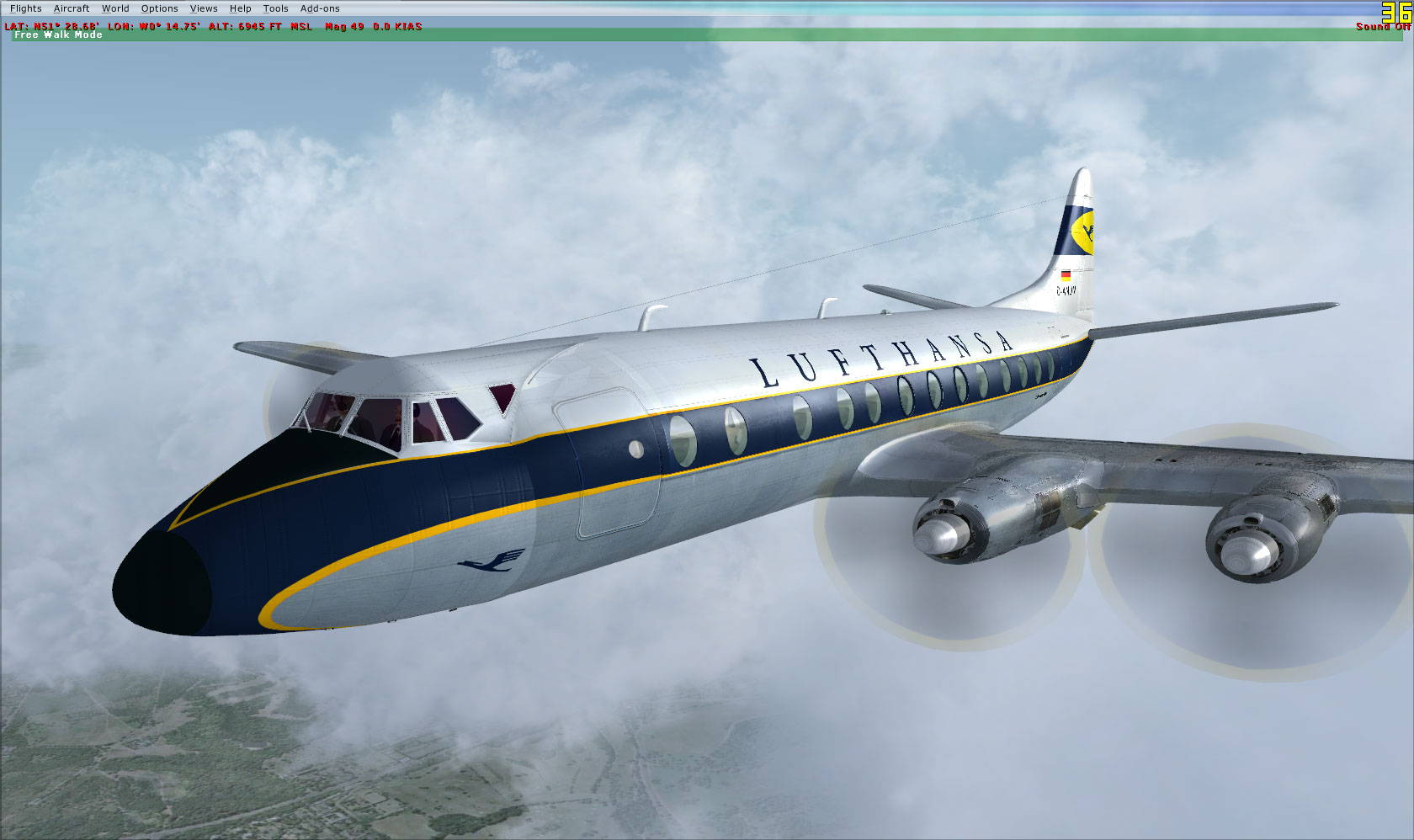 Vickers Viscount: Legends of Flight for FSX by Just Flight