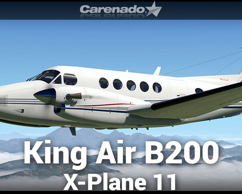 Beechcraft King Air B200 HD Series for X-Plane by Carenado