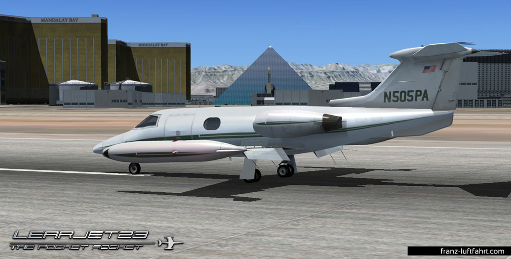 Learjet 23 for FSX by Franz Luftfahrt