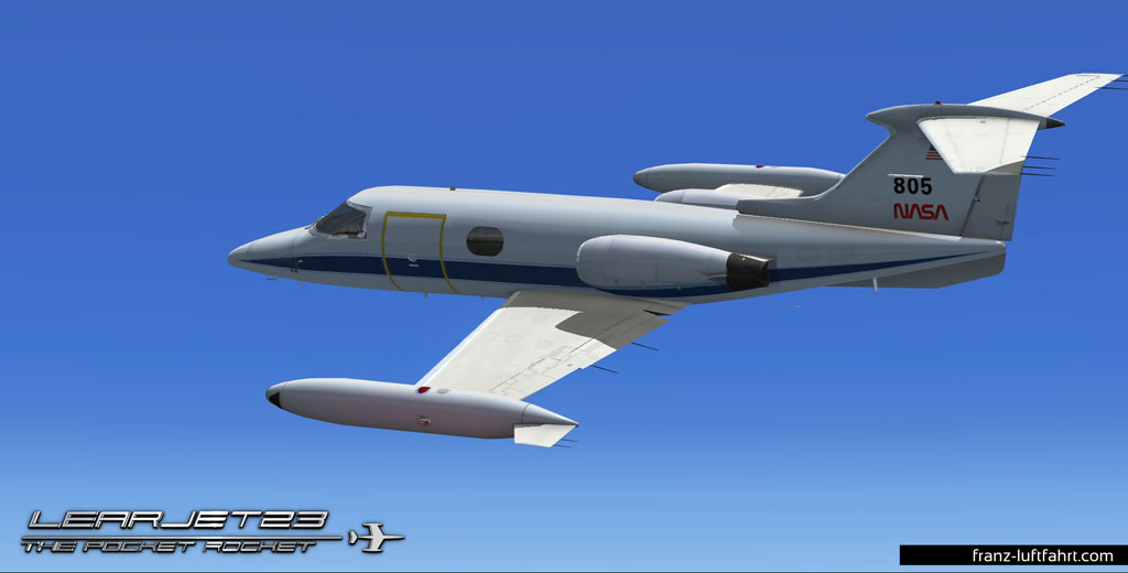 Learjet 23 for FSX by Franz Luftfahrt