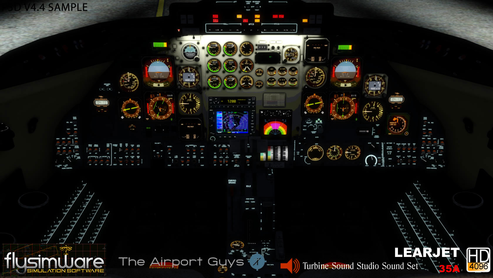 Learjet 35A for FSX/P3D by Flysimware