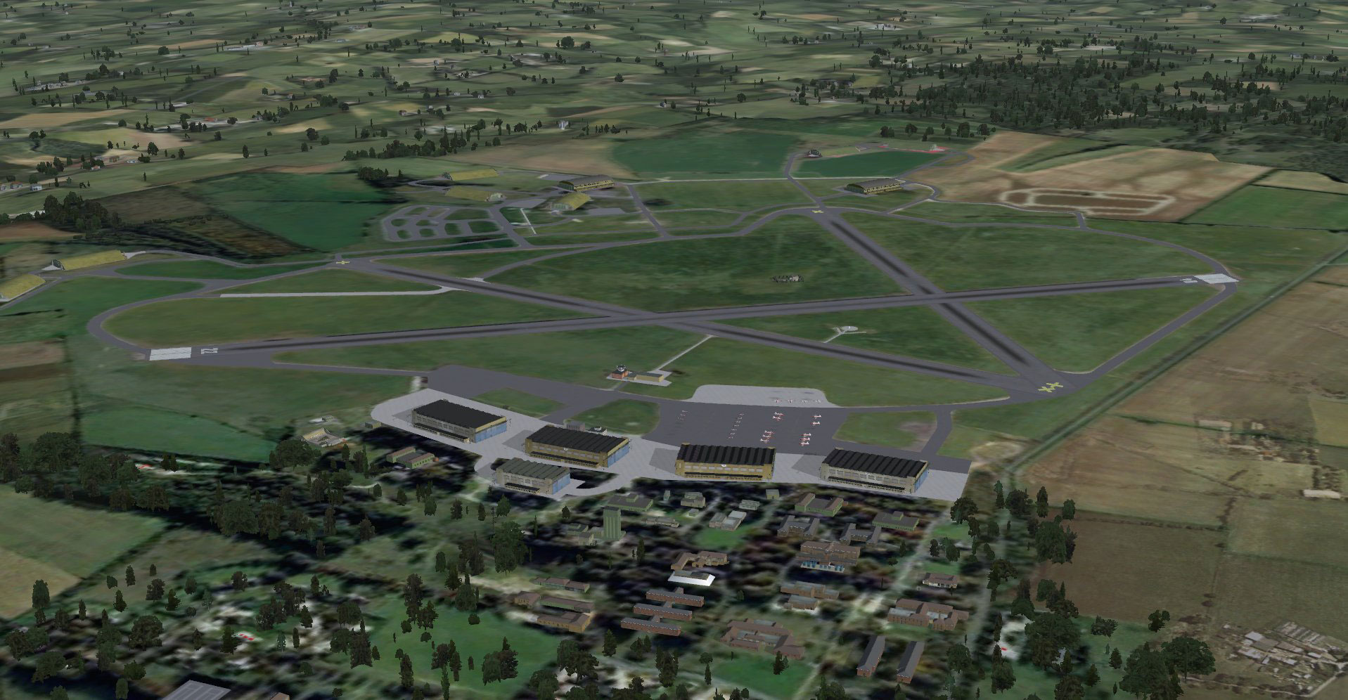 RAF Little Rissington Scenery for FSX/P3D by Team SDB