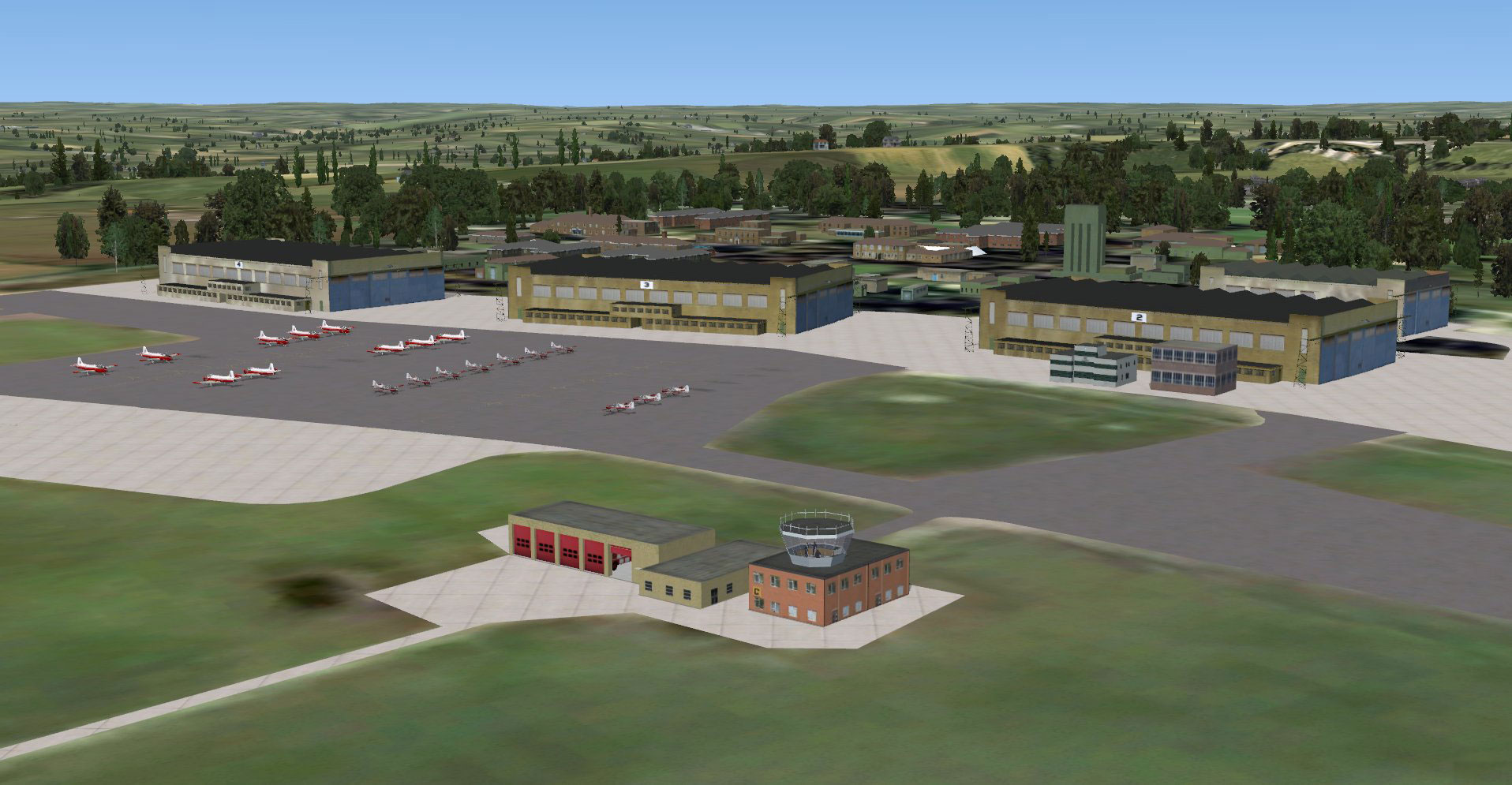 RAF Little Rissington Scenery for FSX/P3D by Team SDB