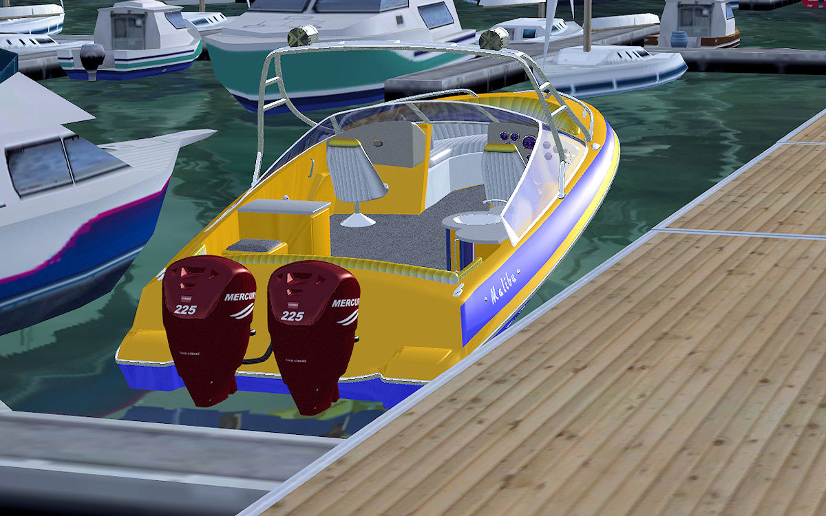 Malibu 32 Motor Boat for FSX by Deltasim Studio