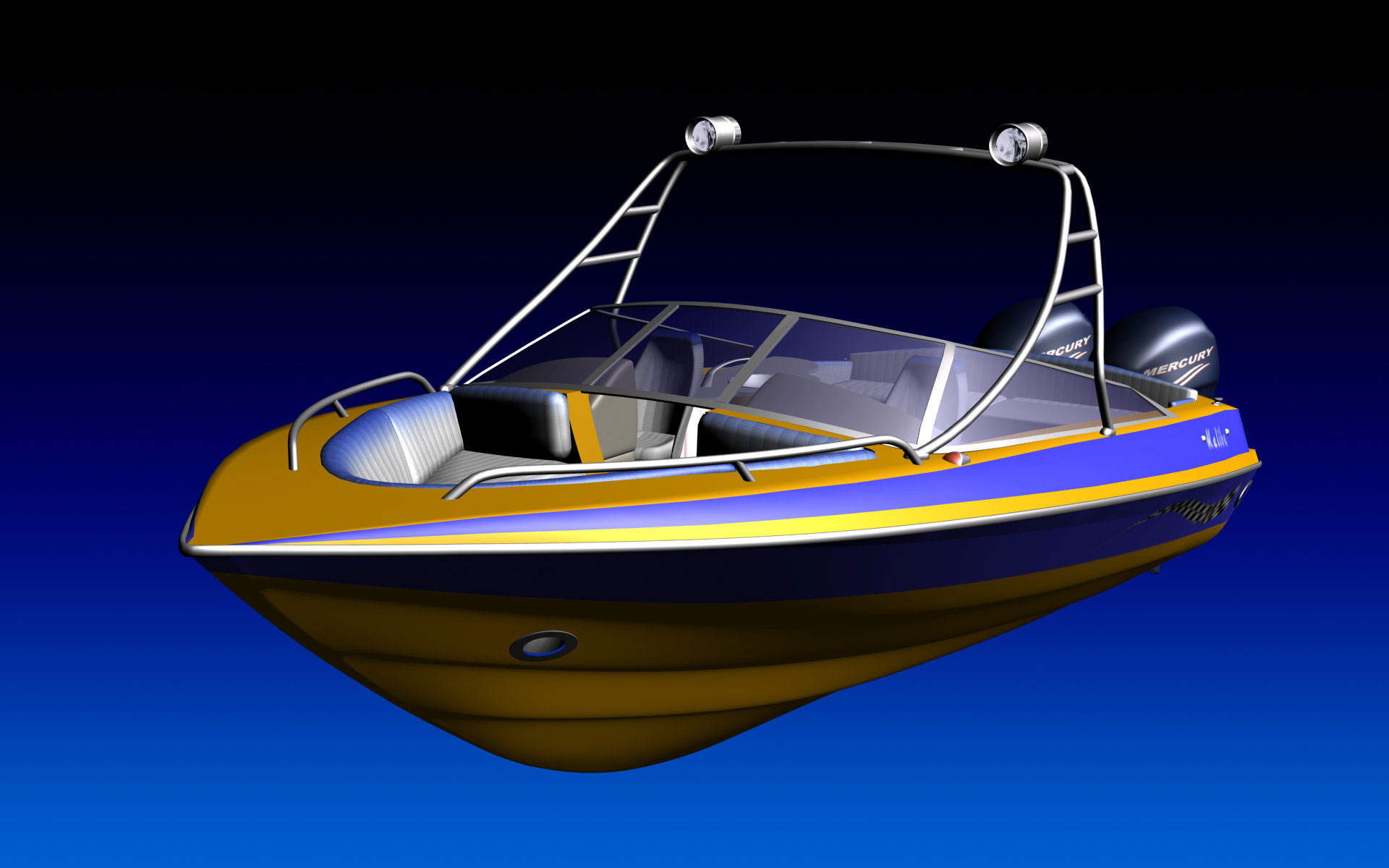 Malibu 32 Motor Boat for FSX by Deltasim Studio
