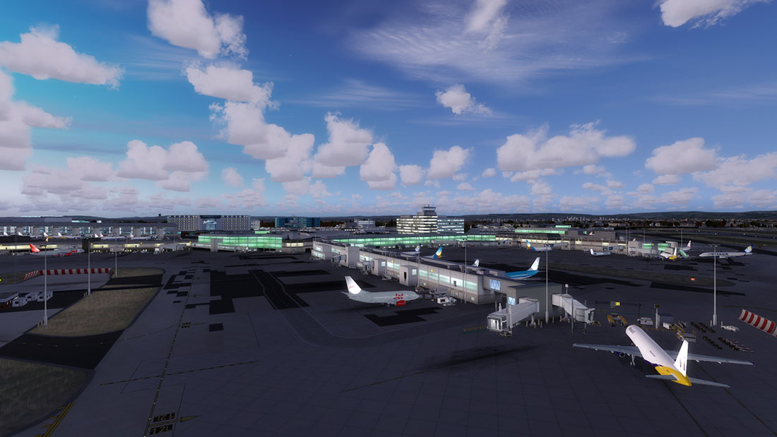 Manchester X Airport Scenery for FSX/P3D by Aerosoft