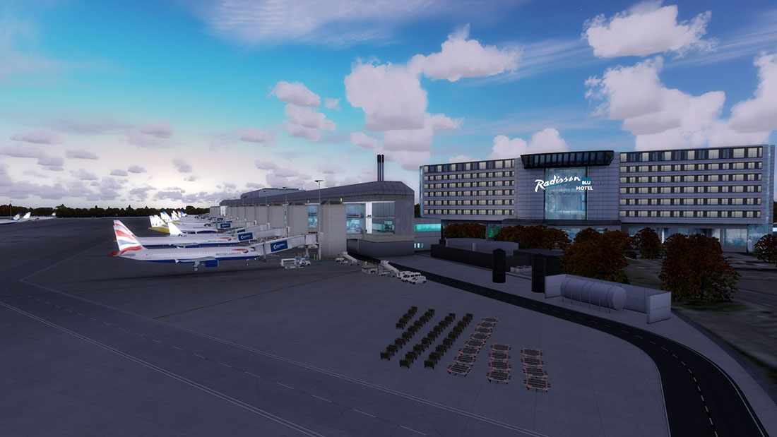 Manchester X Airport Scenery for FSX/P3D by Aerosoft