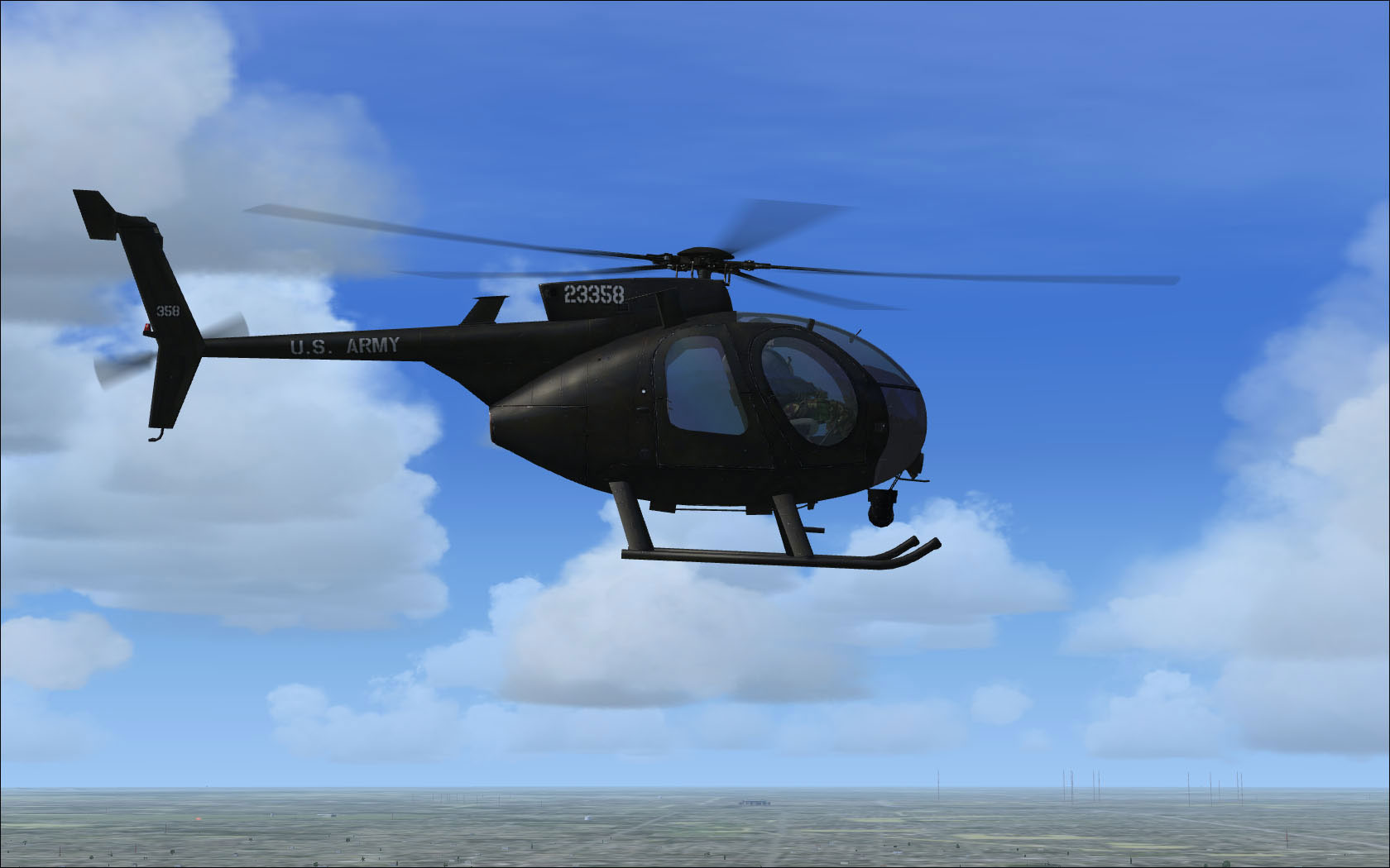 MD Helicopters MD 500 Defender for FSX by Nemeth Designs