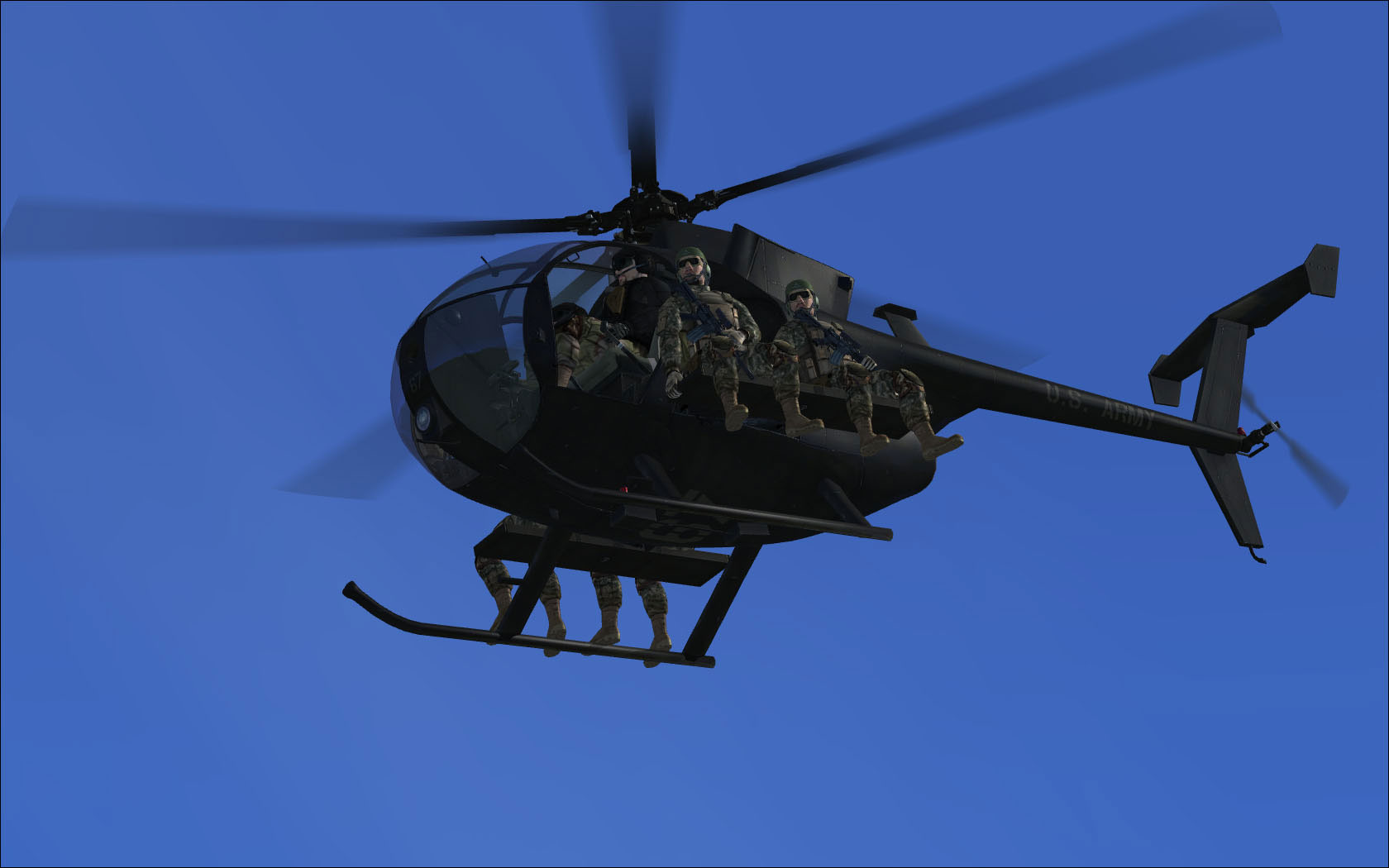 MD Helicopters MD 500 Defender for FSX by Nemeth Designs