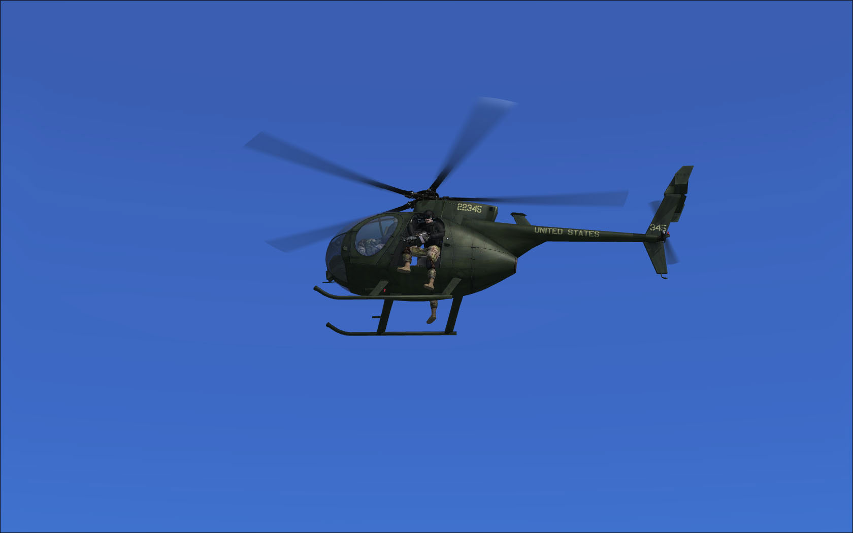 MD Helicopters MD 500 Defender for FSX by Nemeth Designs