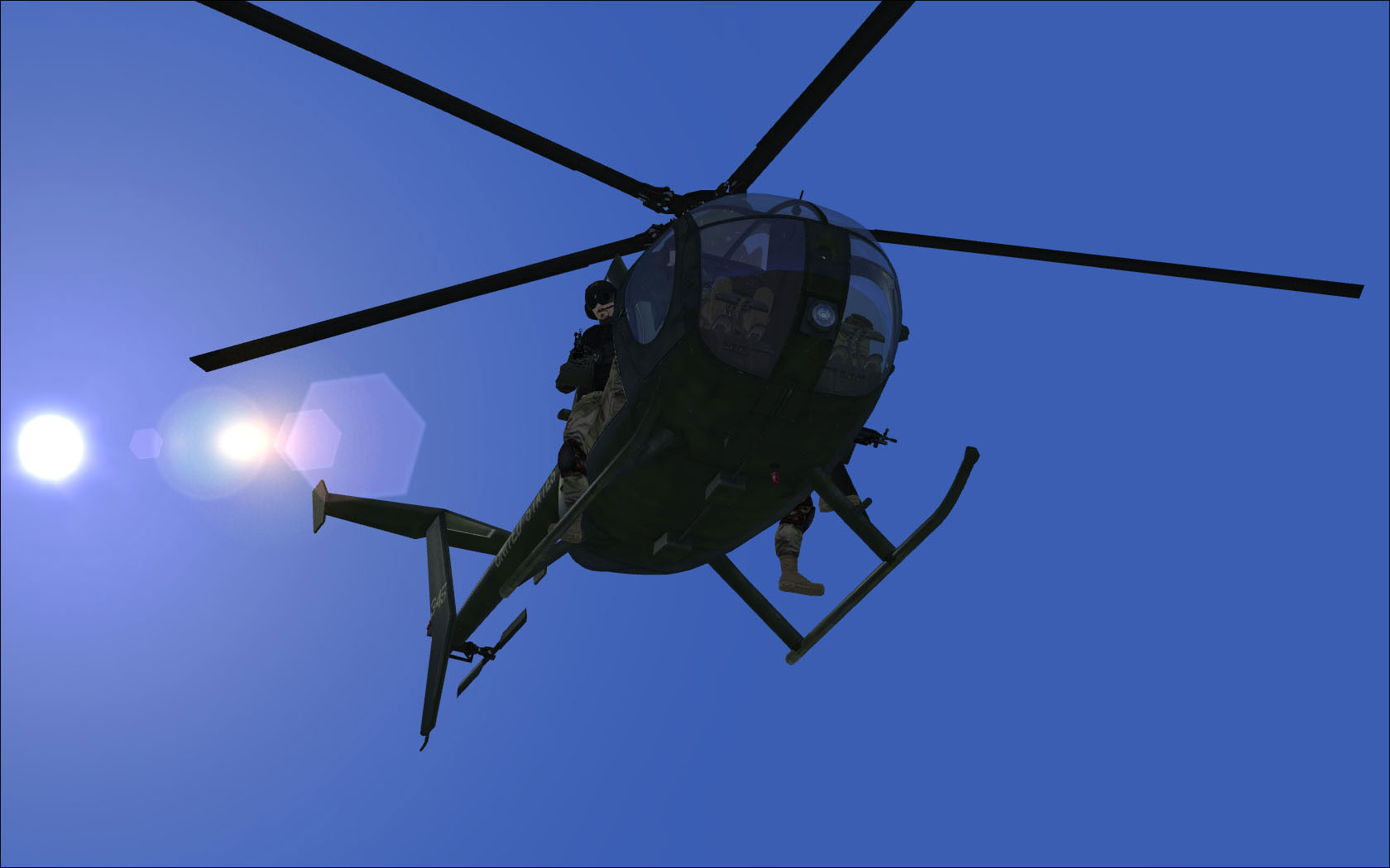 MD Helicopters MD 500 Defender for FSX by Nemeth Designs