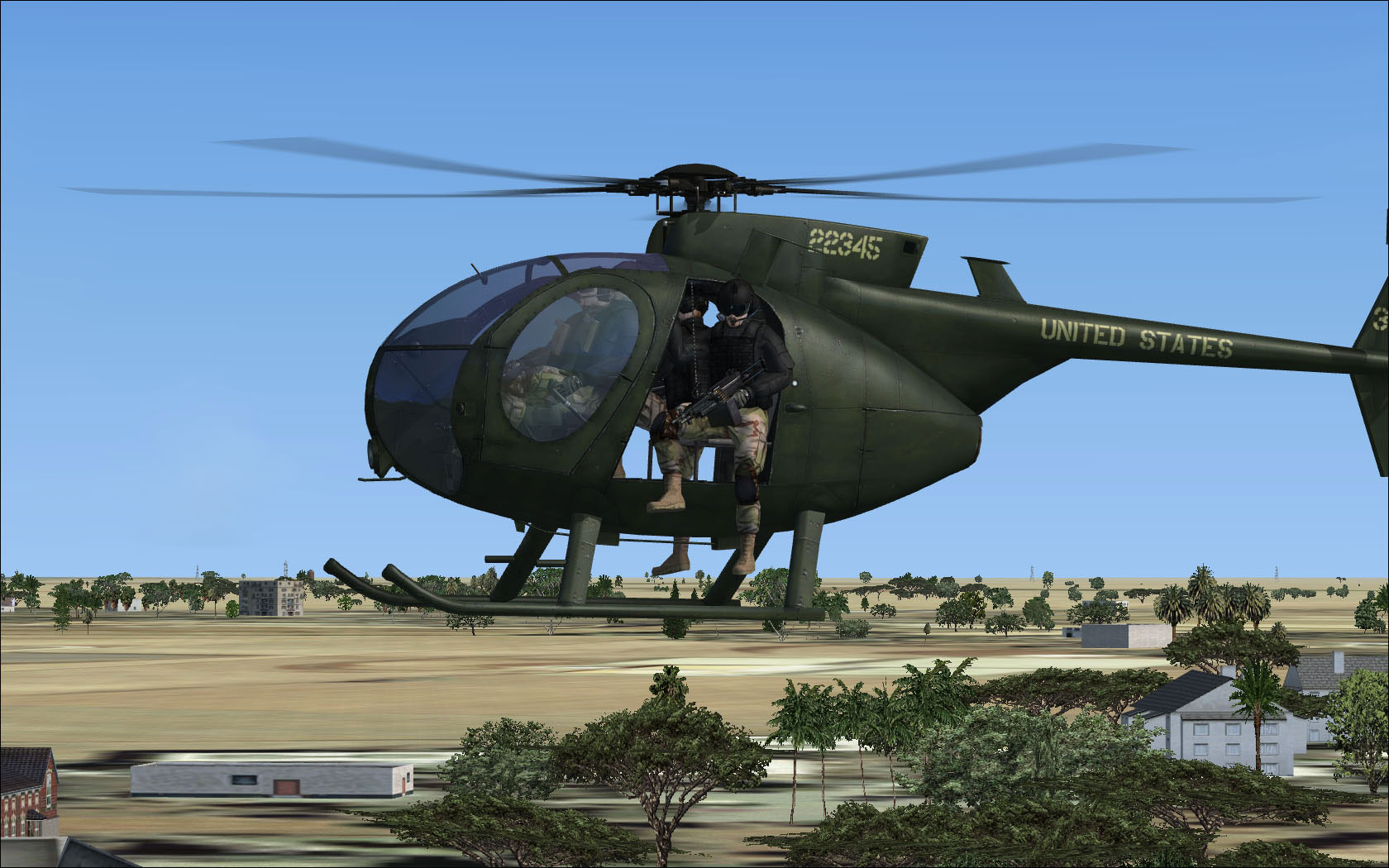 MD Helicopters MD 500 Defender for FSX by Nemeth Designs