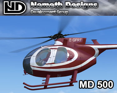 MD Helicopters MD 500 Defender for FSX by Nemeth Designs
