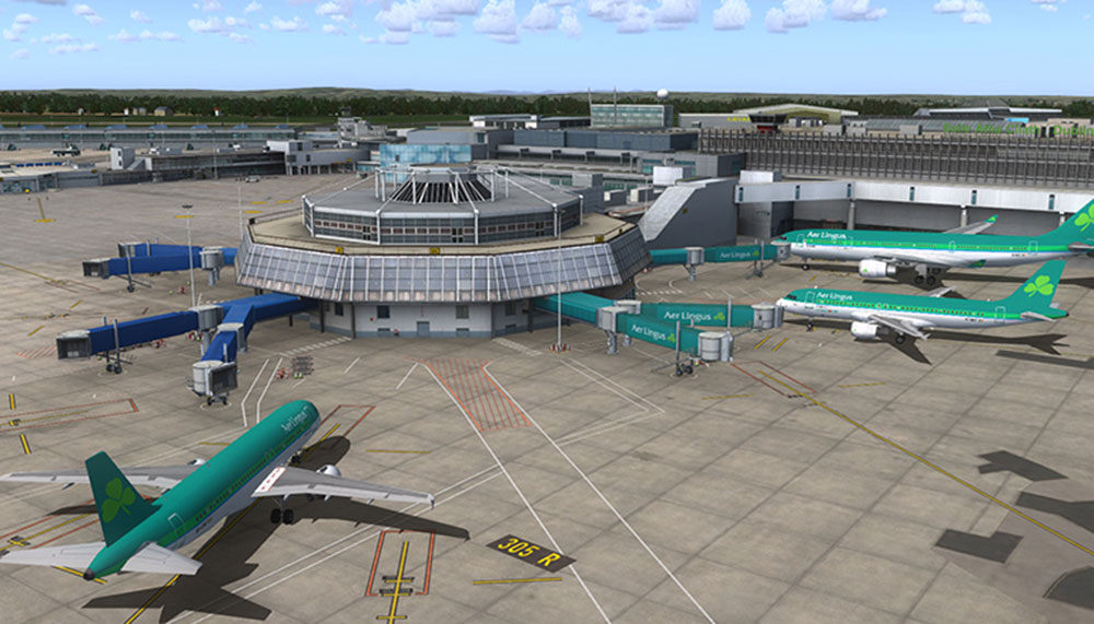 Mega Airport Dublin Scenery for FSX/P3D by Aerosoft