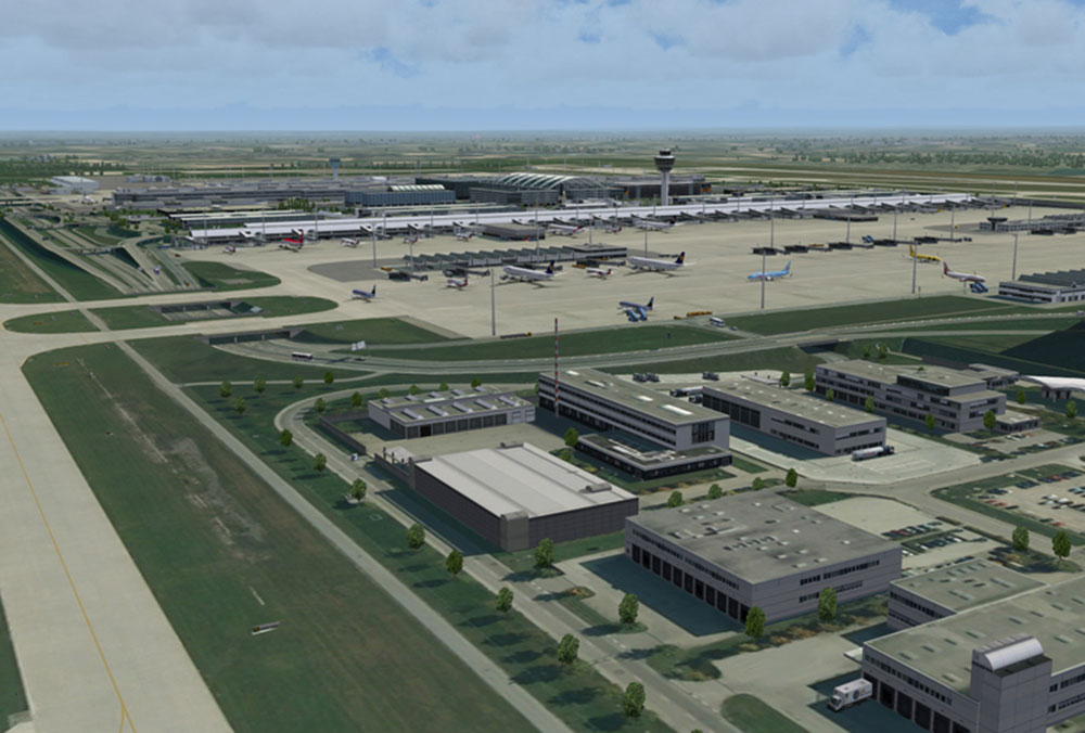 Mega Airport Munich Scenery for FSX/P3D by Aerosoft