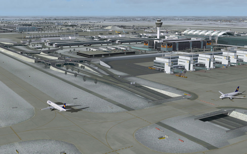 Mega Airport Munich Scenery for FSX/P3D by Aerosoft