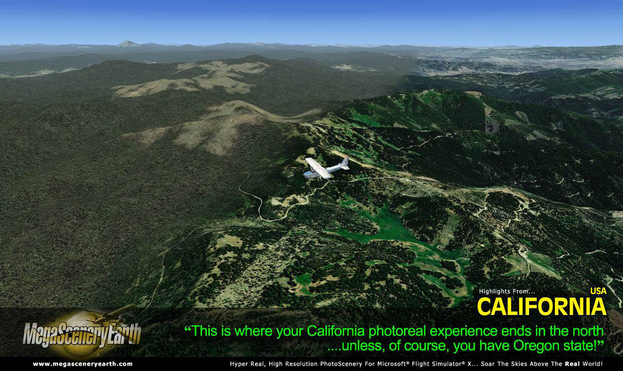 MegaSceneryEarth California Complete State Photoreal Scenery for FSX ...