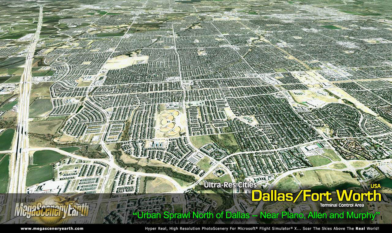 Dallas/Fort Worth Photoreal Scenery Ultra-Res Cities for FSX/P3D by PC ...