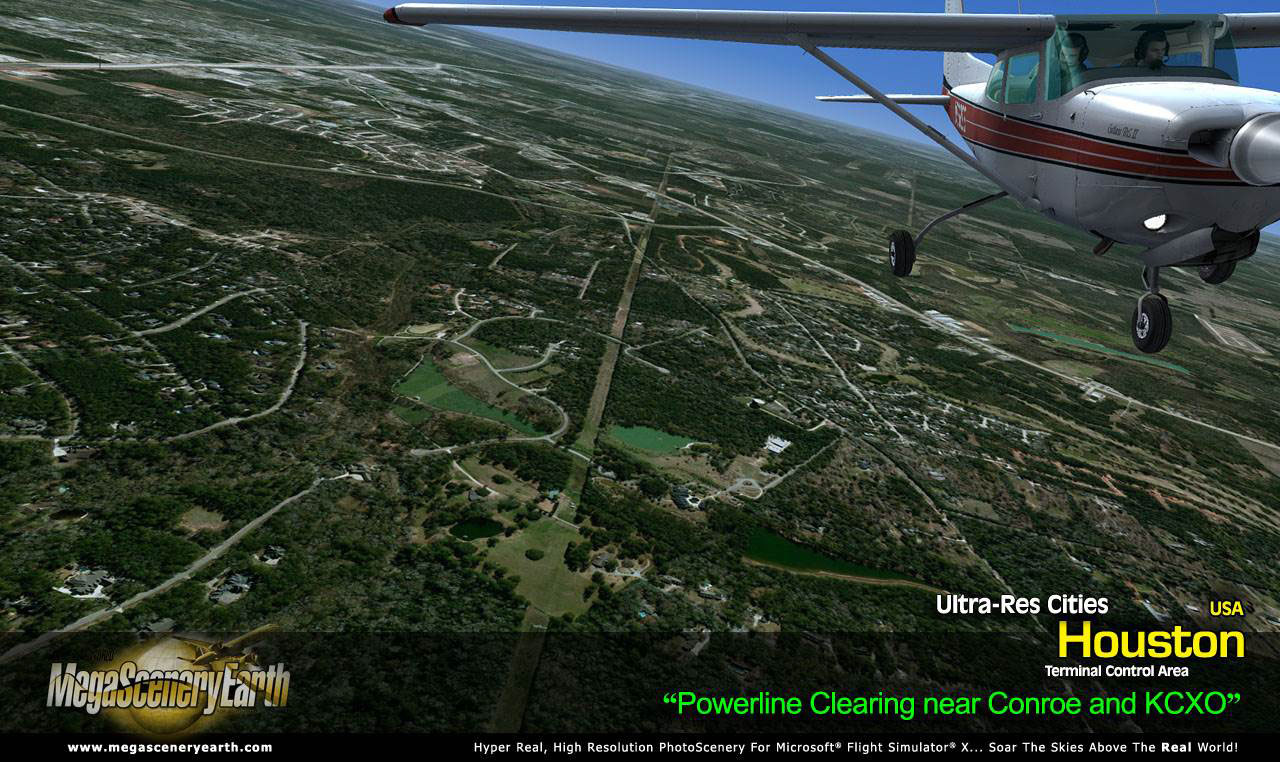 Houston Photoreal Scenery Ultra-Res Cities for FSX/P3D by PC Aviator