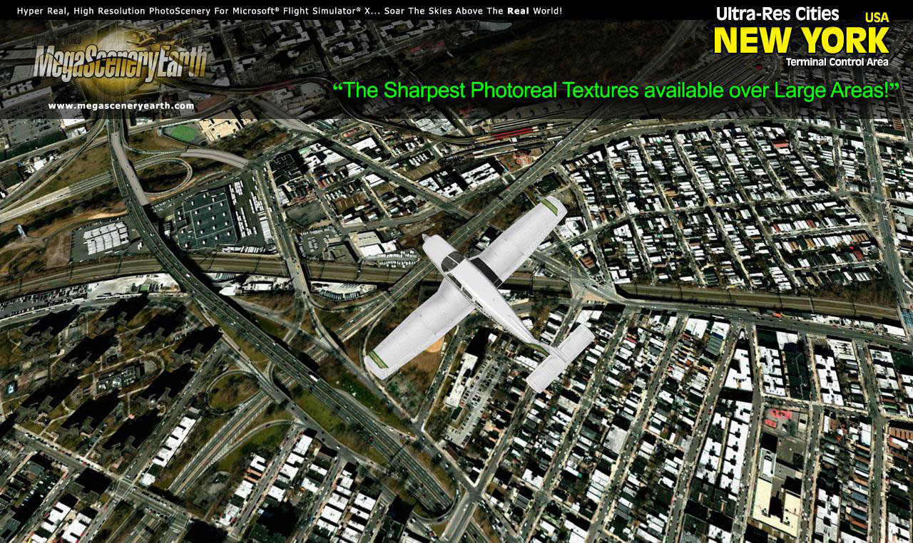 New York Photoreal Scenery Ultra-Res Cities for FSX/P3D by PC Aviator