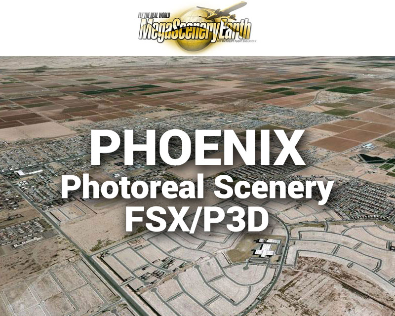 Phoenix Photoreal Scenery Ultra-Res Cities for FSX/P3D by PC Aviator