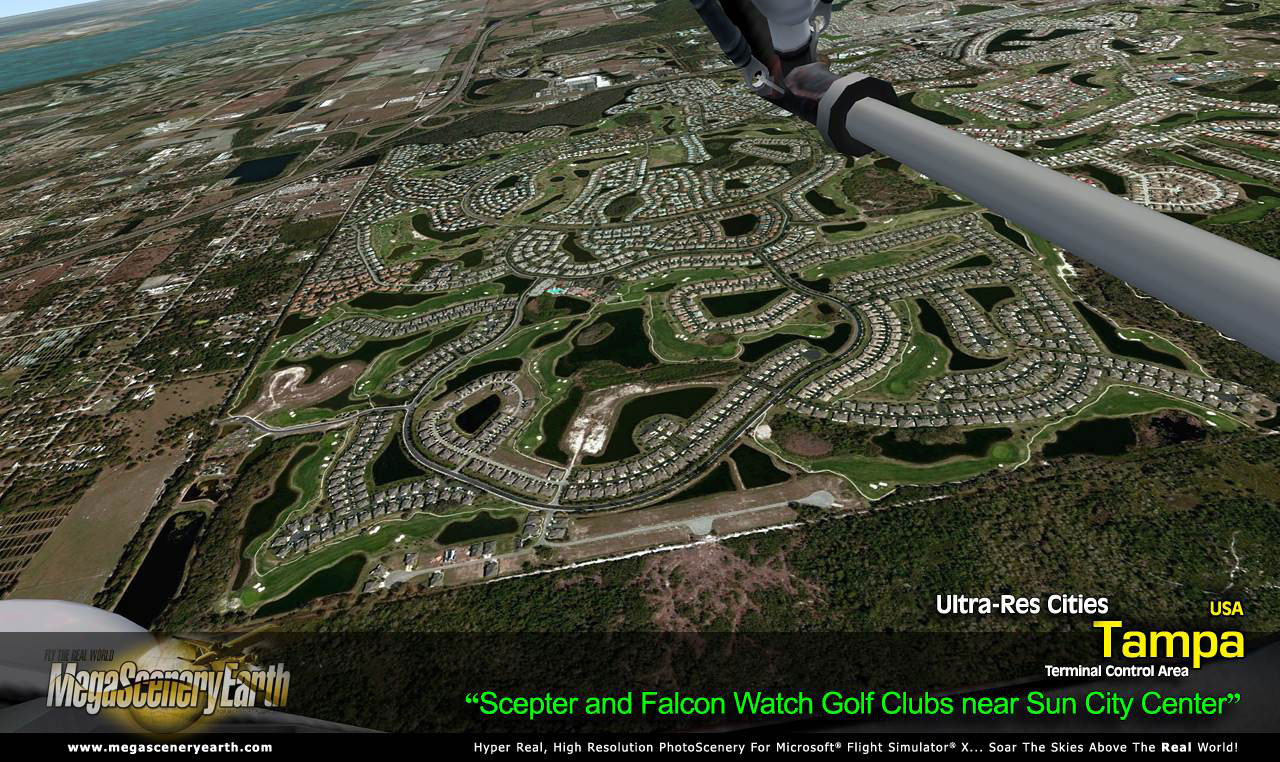 Tampa Photoreal Scenery Ultra-Res Cities for FSX/P3D by PC Aviator
