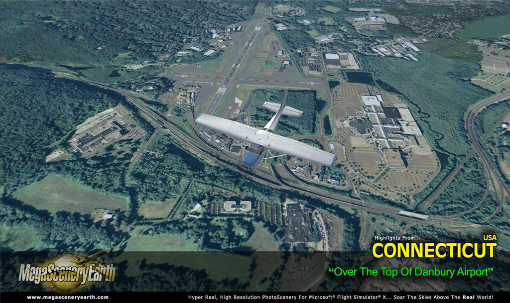 MegaSceneryEarth Connecticut Complete State Photoreal Scenery for FSX ...