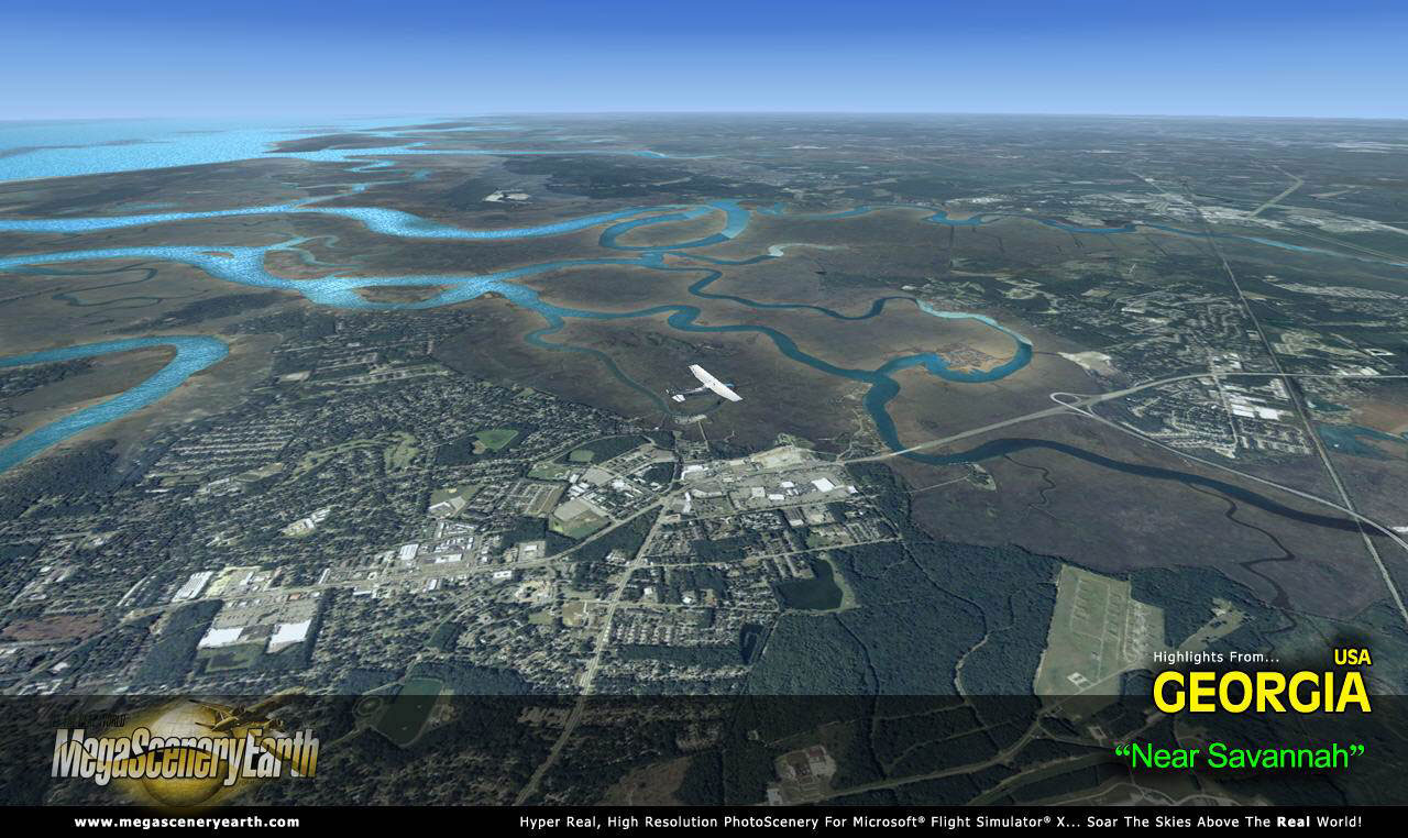 MegaSceneryEarth Georgia Complete State Photoreal Scenery for FSX/P3D ...
