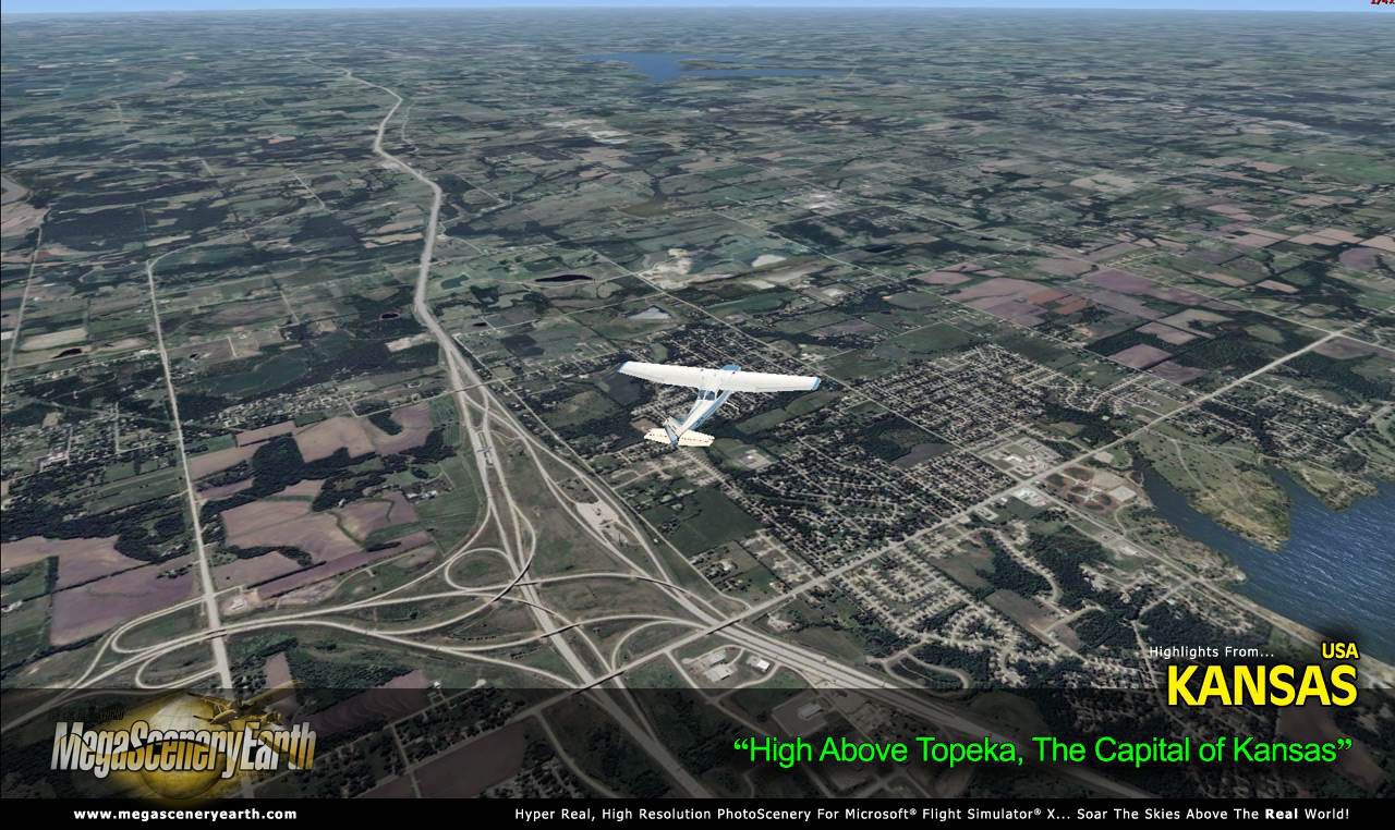 MegaSceneryEarth Kansas Complete State Photoreal Scenery for FSX/P3D by ...