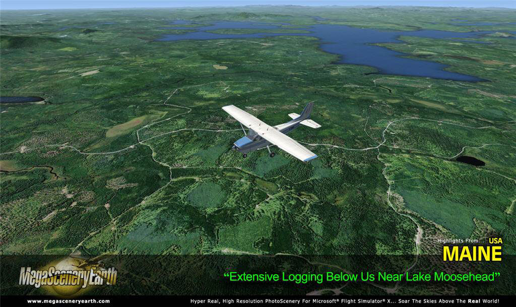 MegaSceneryEarth Maine Complete State Photoreal Scenery for FSX/P3D by ...