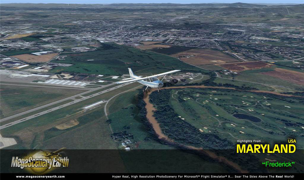 MegaSceneryEarth Maryland Complete State Photoreal Scenery for FSX/P3D ...