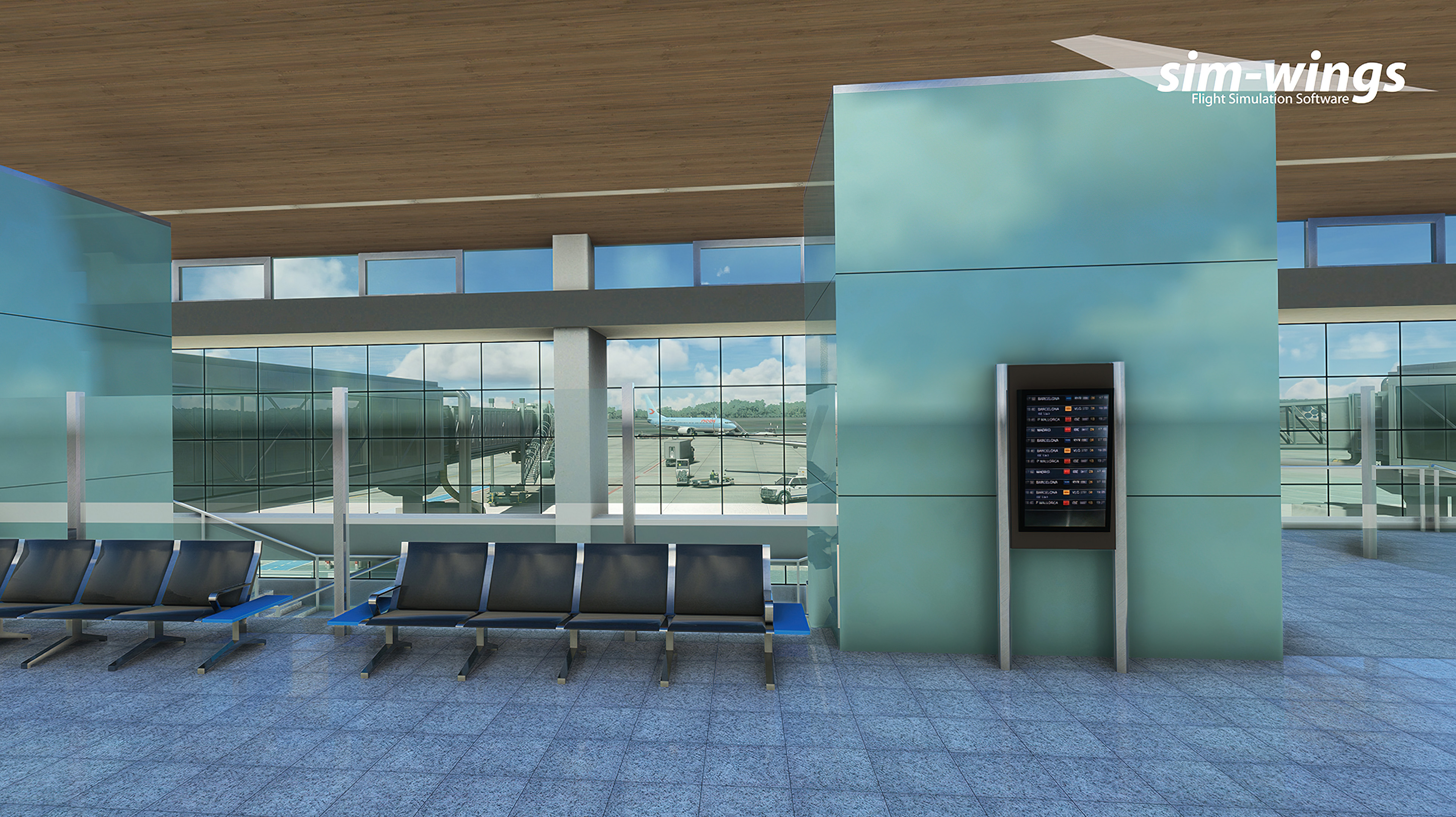 Menorca Airport (LEMH) Scenery for MSFS (sim-wings) by Aerosoft