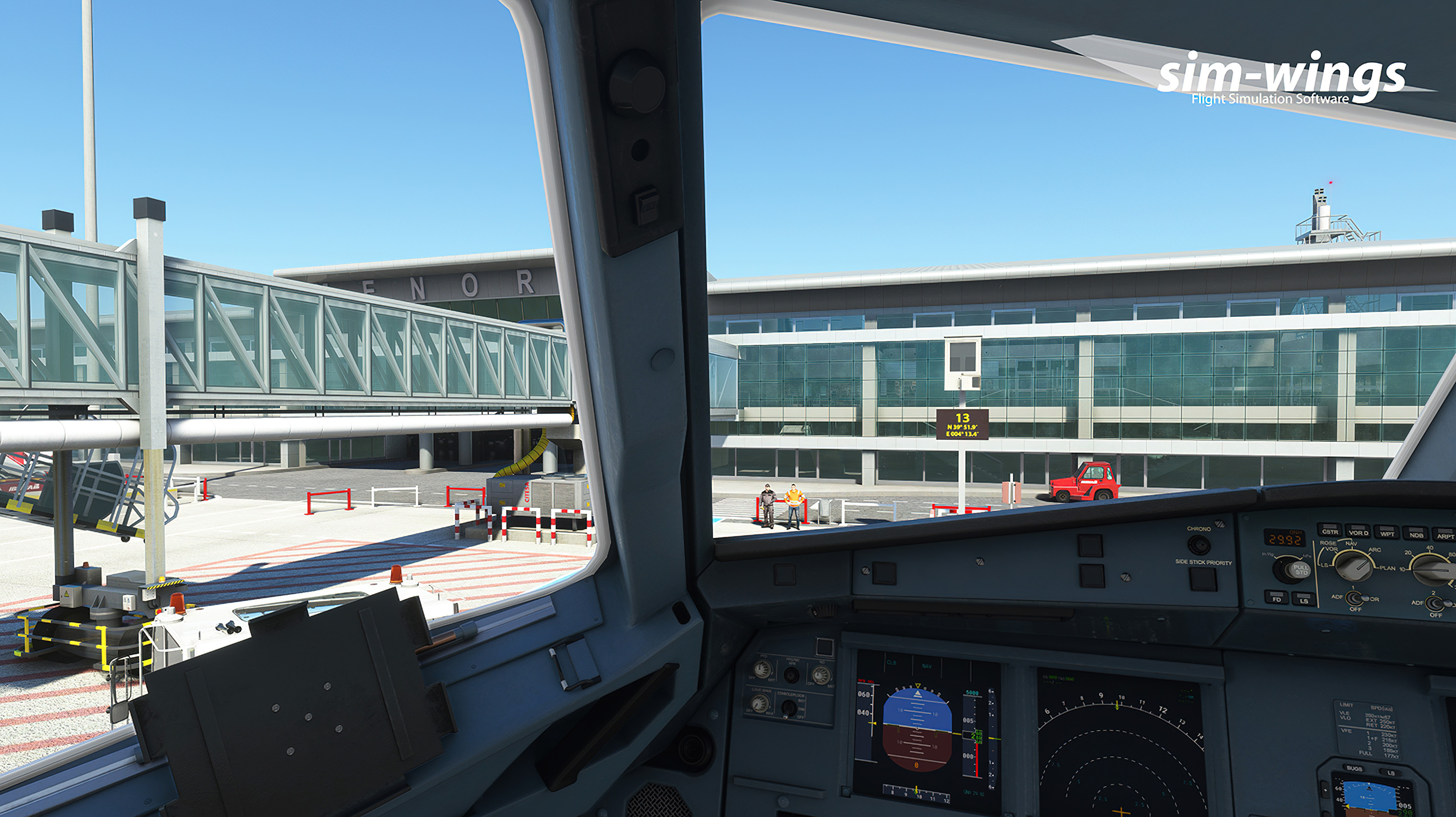 Menorca Airport (LEMH) Scenery for MSFS (sim-wings) by Aerosoft