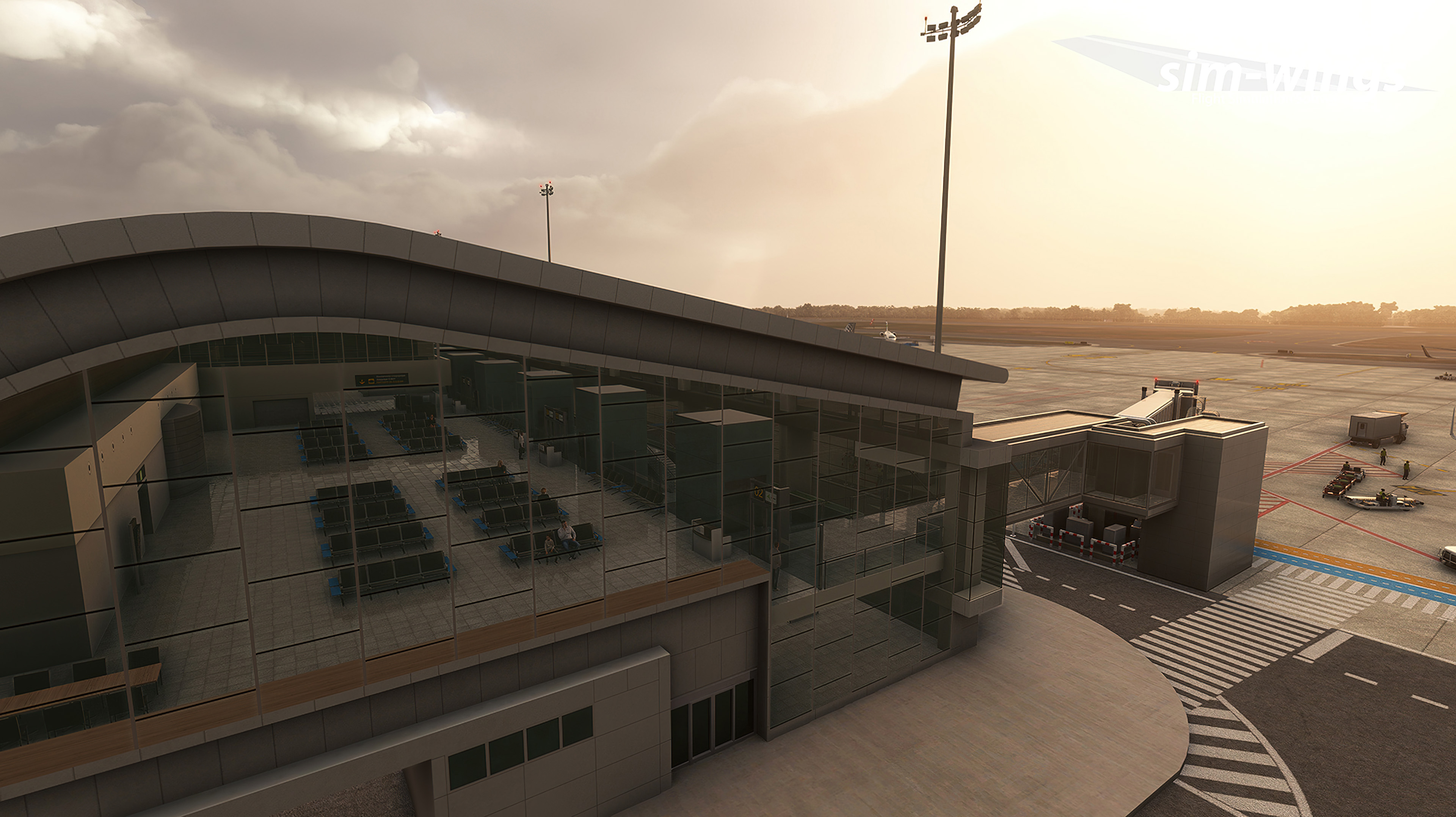 Menorca Airport (LEMH) Scenery for MSFS (sim-wings) by Aerosoft