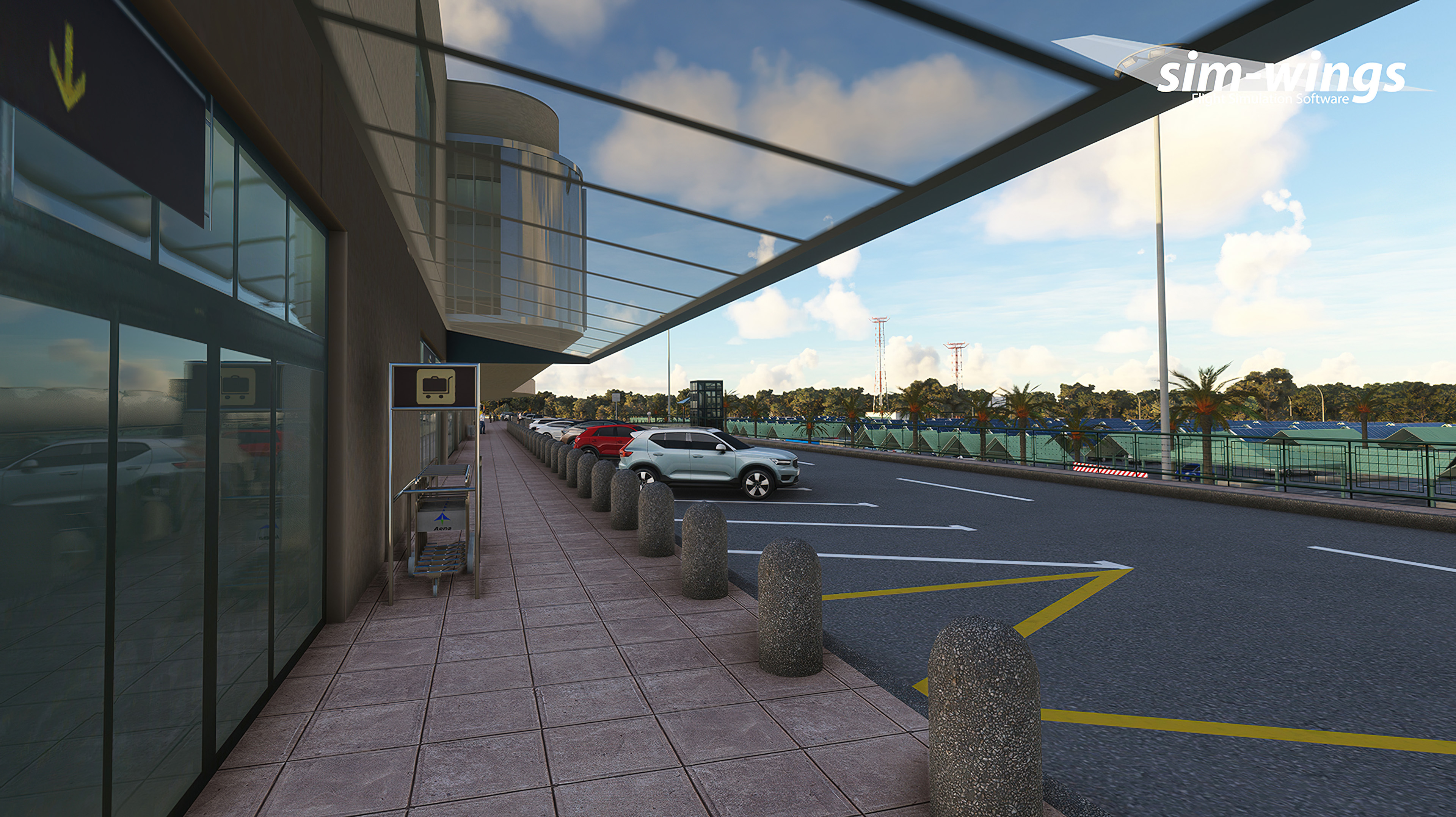 Menorca Airport (LEMH) Scenery for MSFS (sim-wings) by Aerosoft