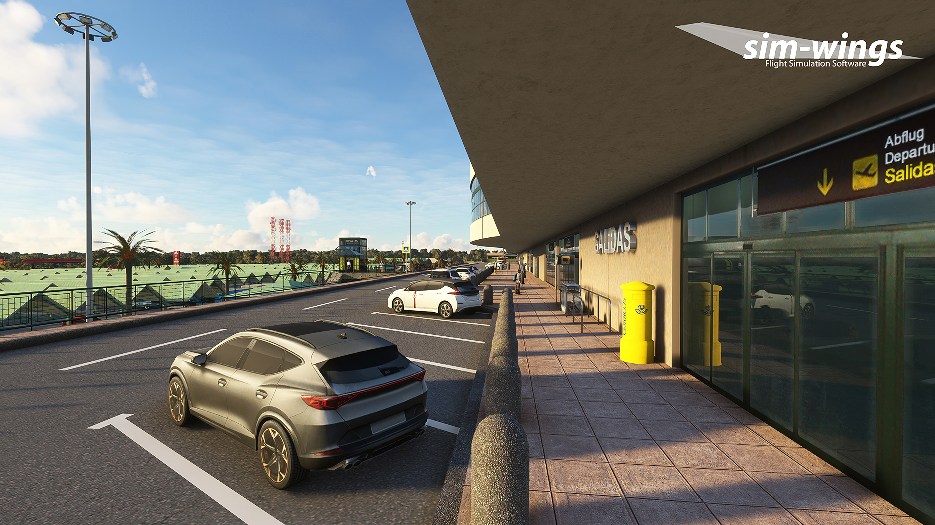 Menorca Airport (LEMH) Scenery for MSFS (sim-wings) by Aerosoft