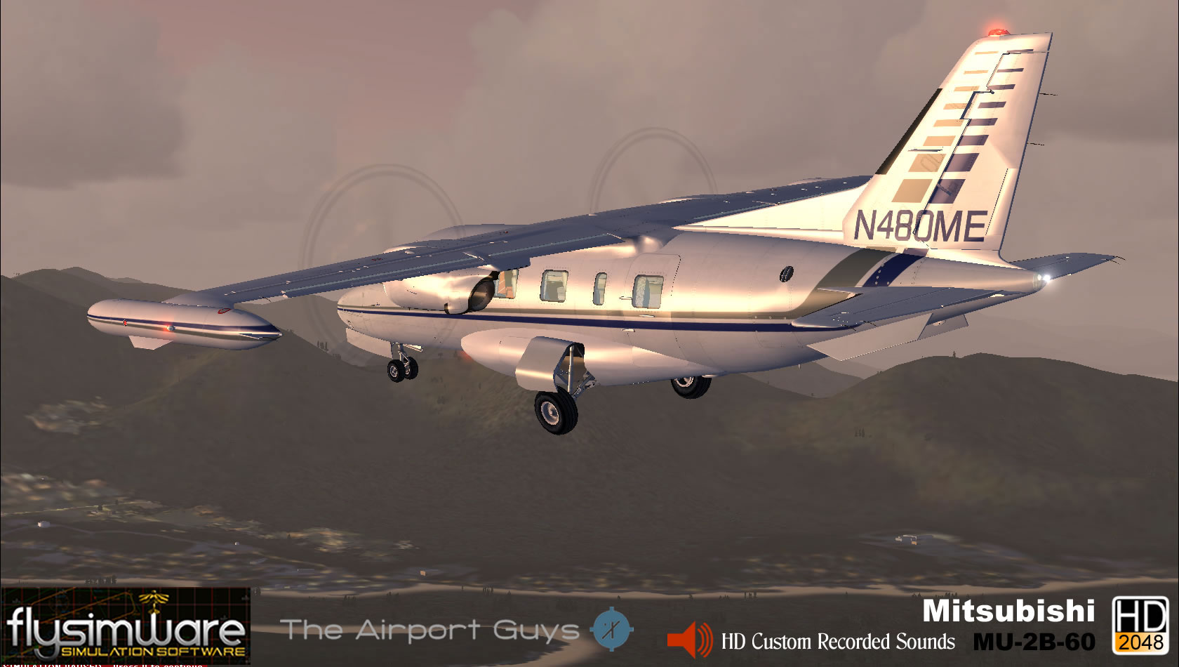 Mitsubishi MU-2B-60 for FSX/P3D by Flysimware