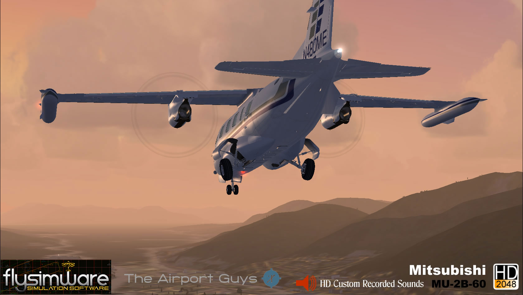 Mitsubishi MU-2B-60 for FSX/P3D by Flysimware