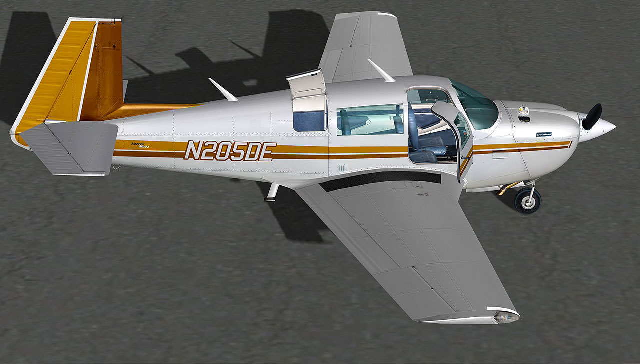 Mooney 201 M20J for X-Plane by Carenado