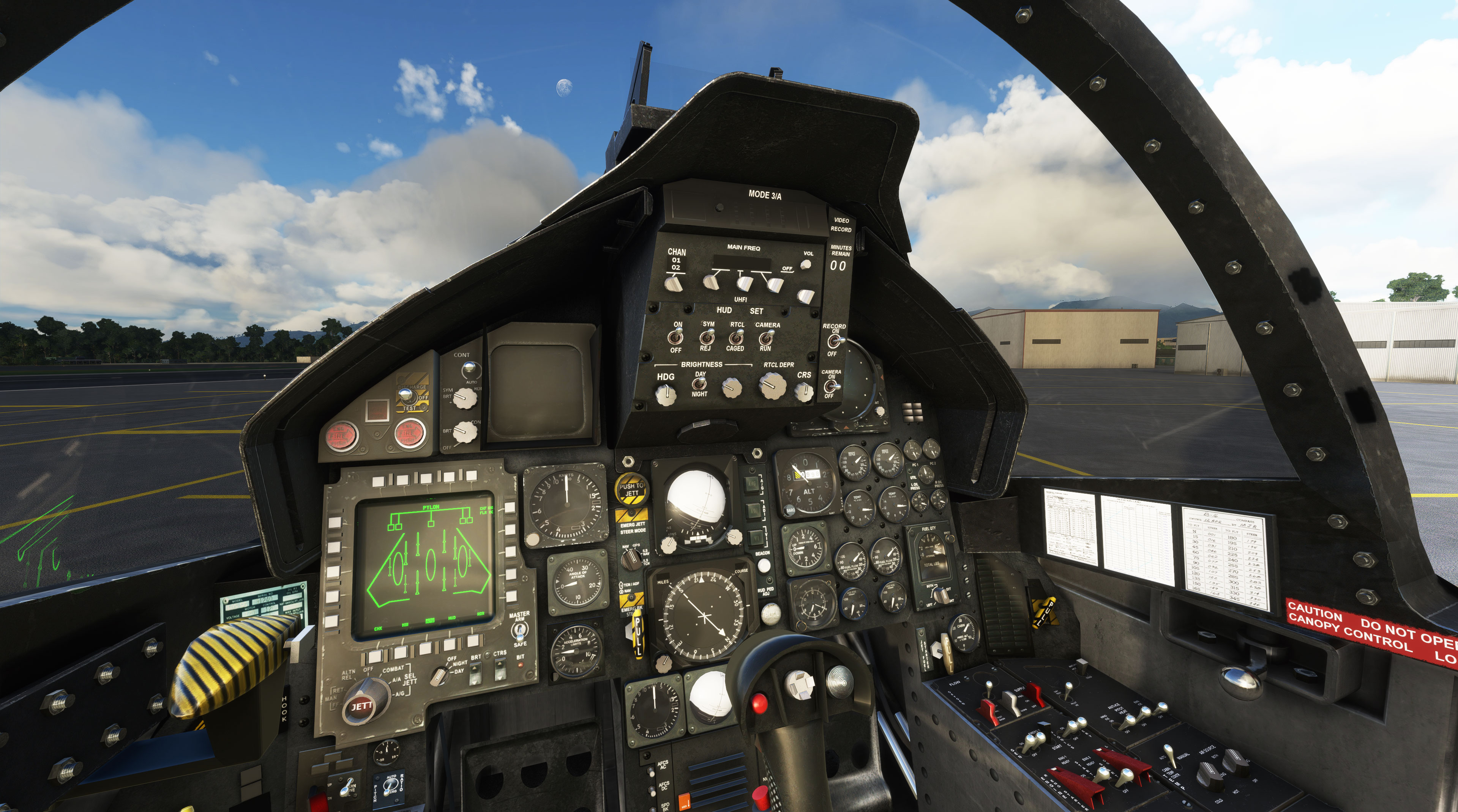 F 15 Cockpit Layout
