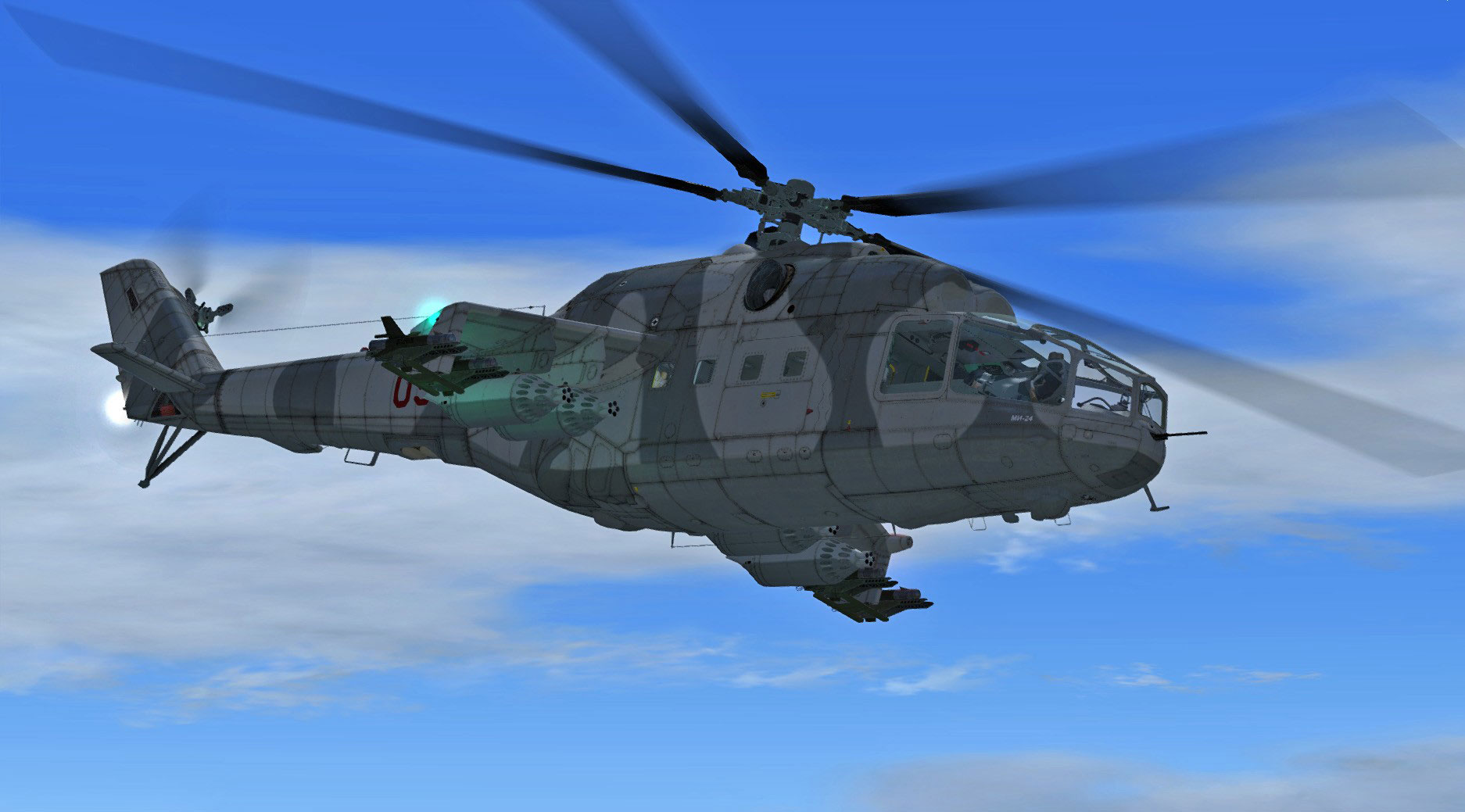 Mil Mi-24A Hind-B for FSX/P3D by Nemeth Designs