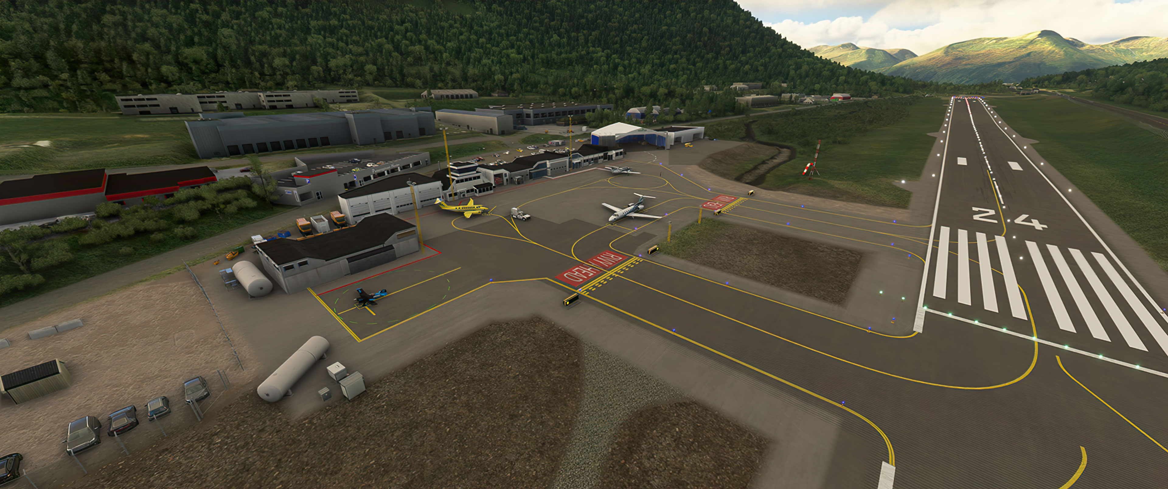 Ørsta-Volda Airport (ENOV) Scenery for MSFS by Aerosoft