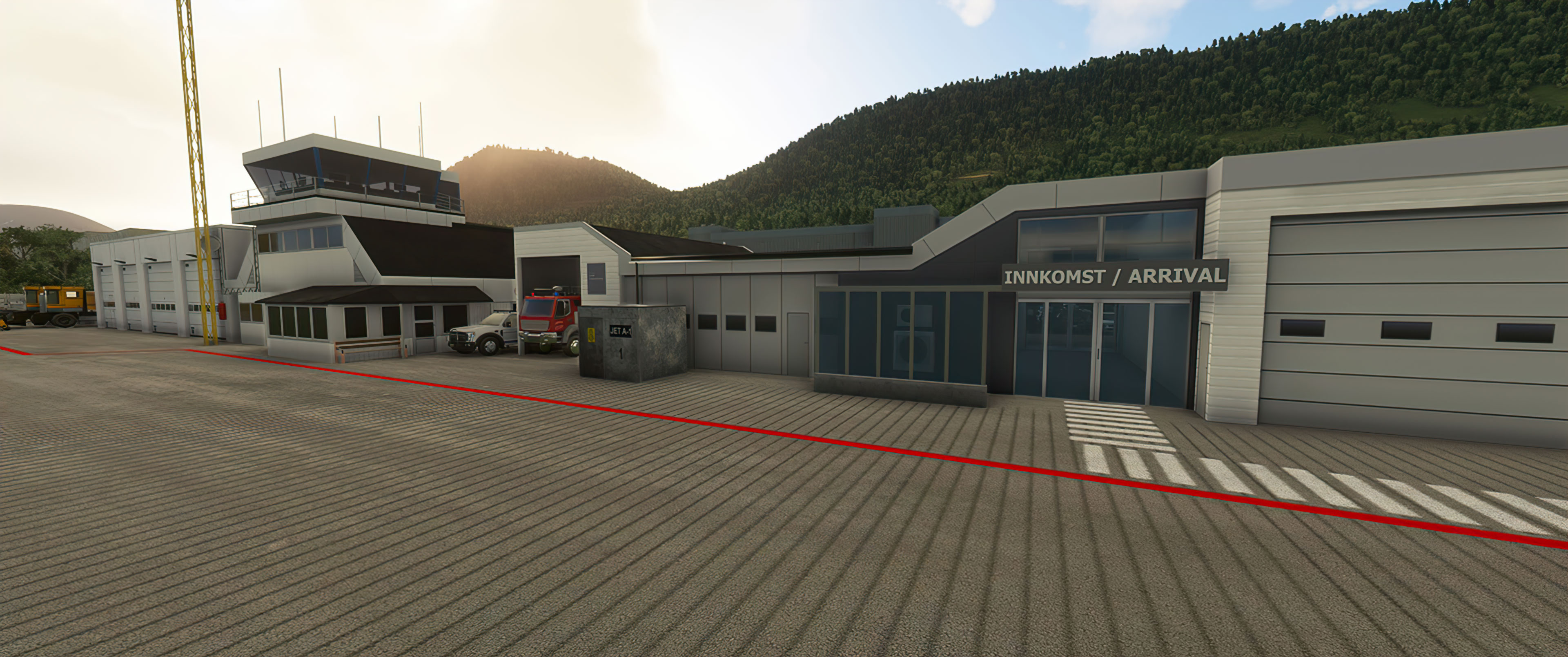 Ørsta-Volda Airport (ENOV) Scenery for MSFS by Aerosoft