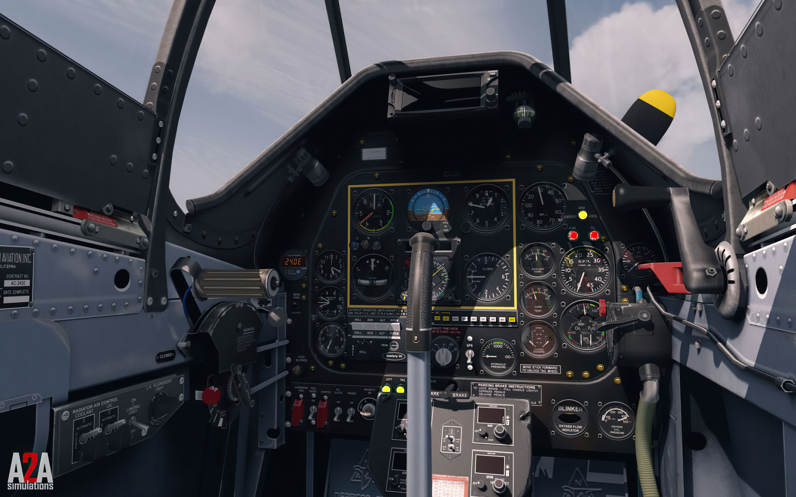 P-51 Mustang Civilian Accu-Sim for P3D/FSX by A2A Simulations