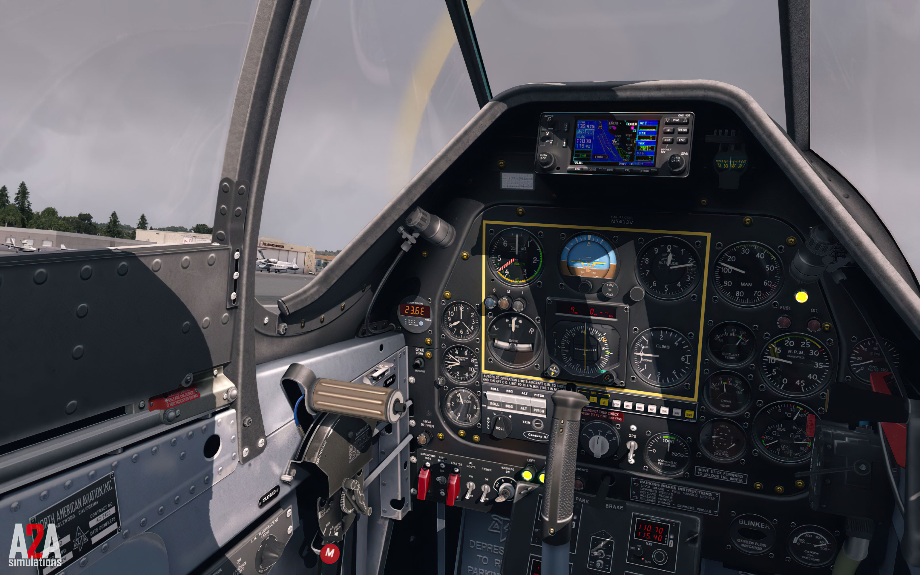 P-51 Mustang Civilian Accu-Sim for P3D/FSX by A2A Simulations