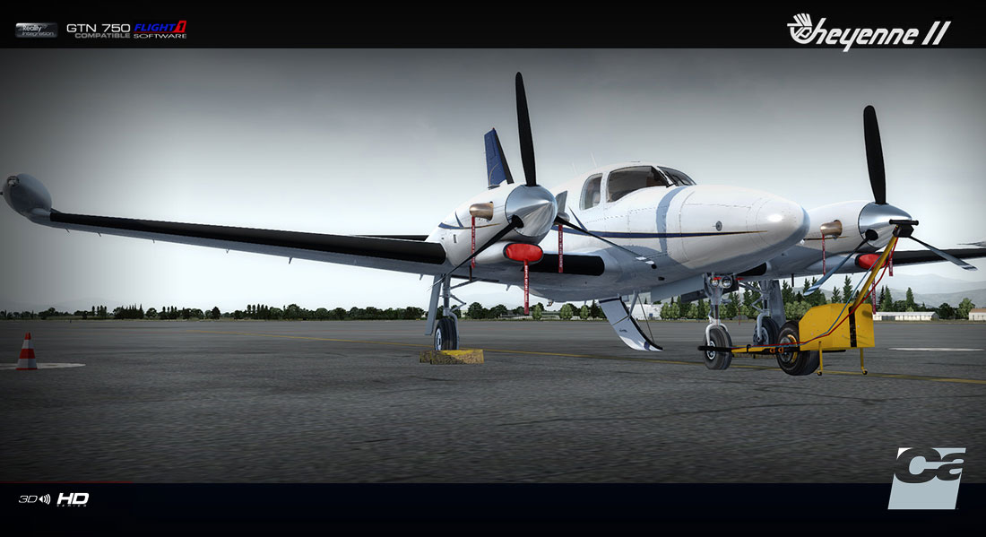 Piper PA-31T Cheyenne II for FSX/P3D by Carenado