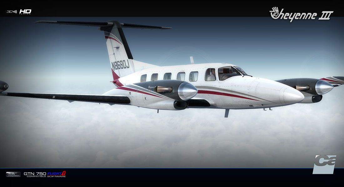 Piper PA-42 Cheyenne III for FSX/P3D by Carenado