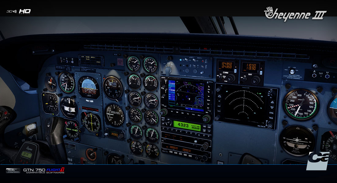 Piper PA-42 Cheyenne III for FSX/P3D by Carenado