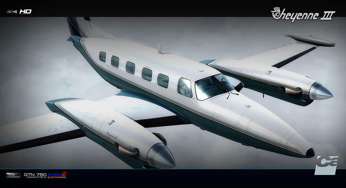 Piper PA-42 Cheyenne III for FSX/P3D by Carenado