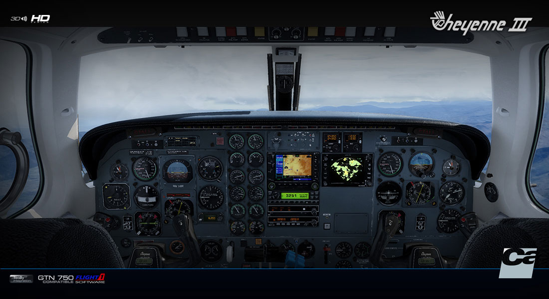 Piper PA-42 Cheyenne III for FSX/P3D by Carenado